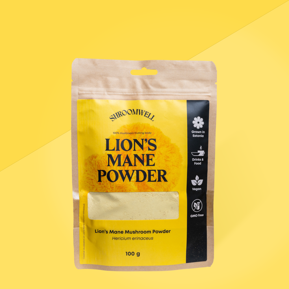 Organic Lion's Mane Powder 100g – Shroomwell