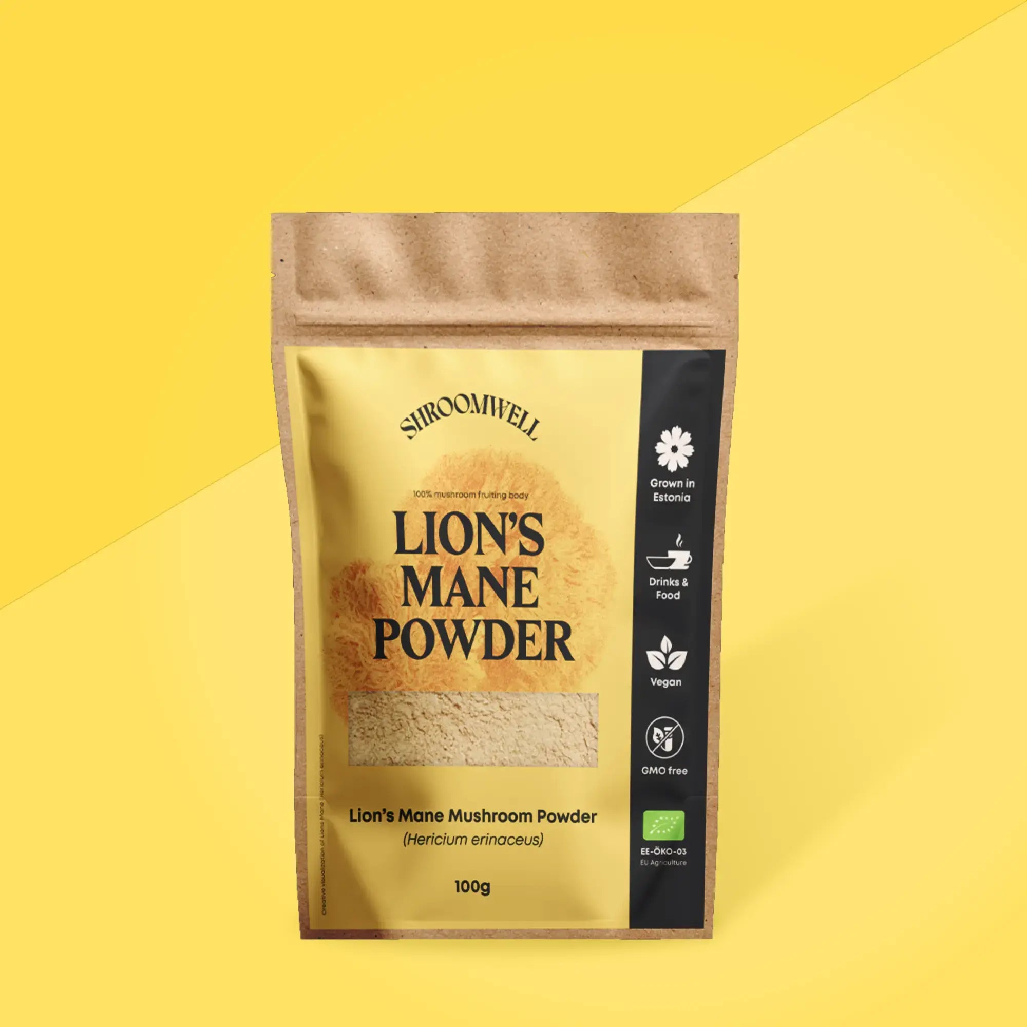 Organic Lion's Mane Powder 100g – Shroomwell
